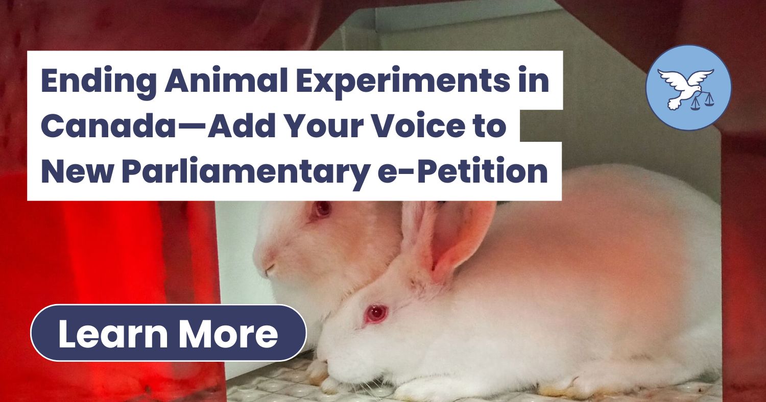 Ending Animal Experiments in Canada—Add Your Voice to New Parliamentary ...